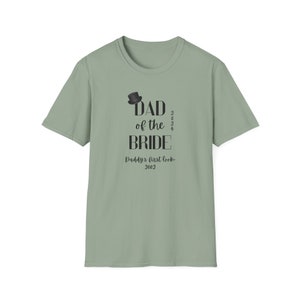 Dad of the Bride T-shirt Custom Father of the Bride Shirt Personalized ...