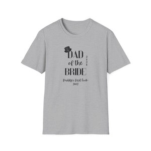 Dad of the Bride T-shirt Custom Father of the Bride Shirt Personalized ...