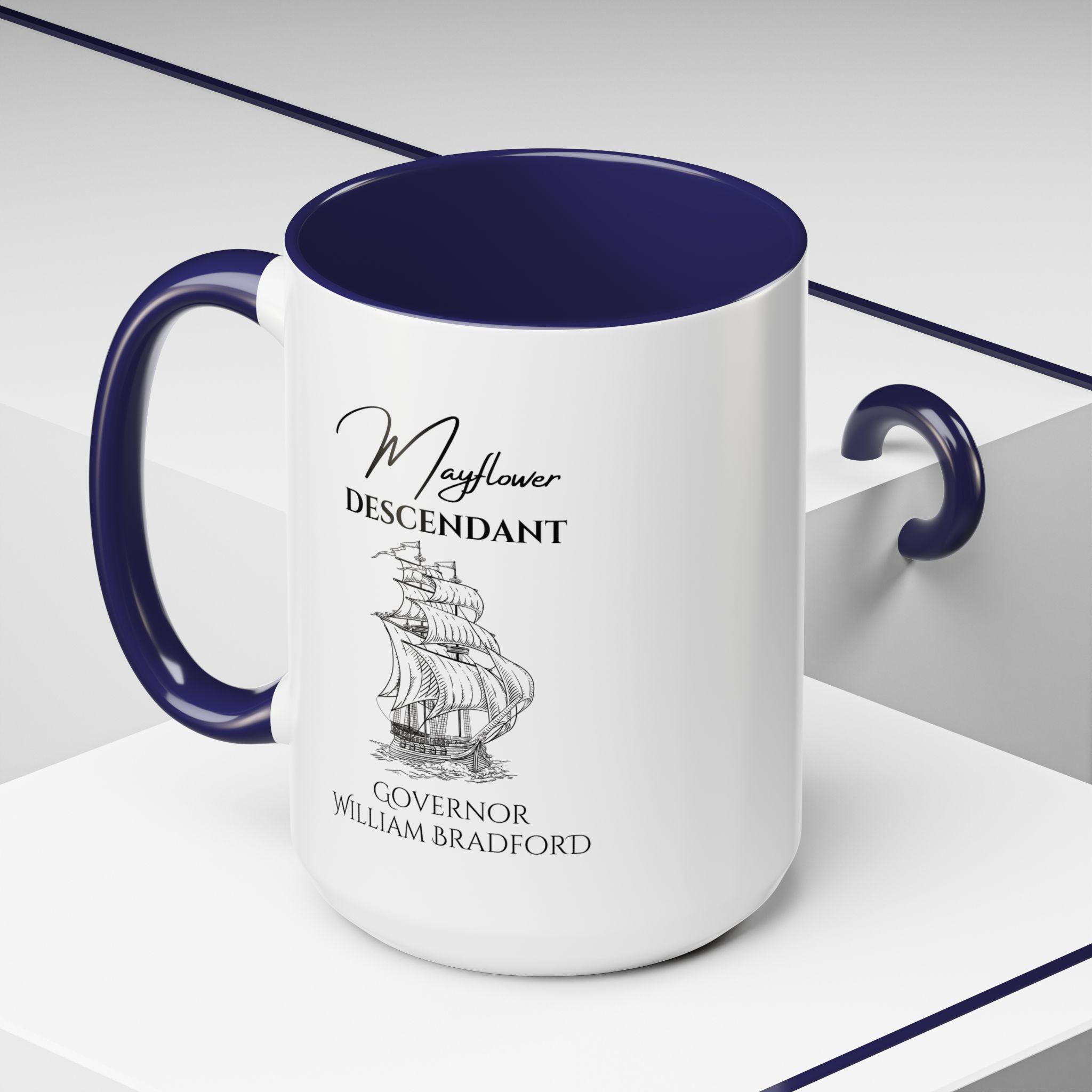 Custom Mayflower Descendant Mug Personalized Mayflower Ancestor Gift ...