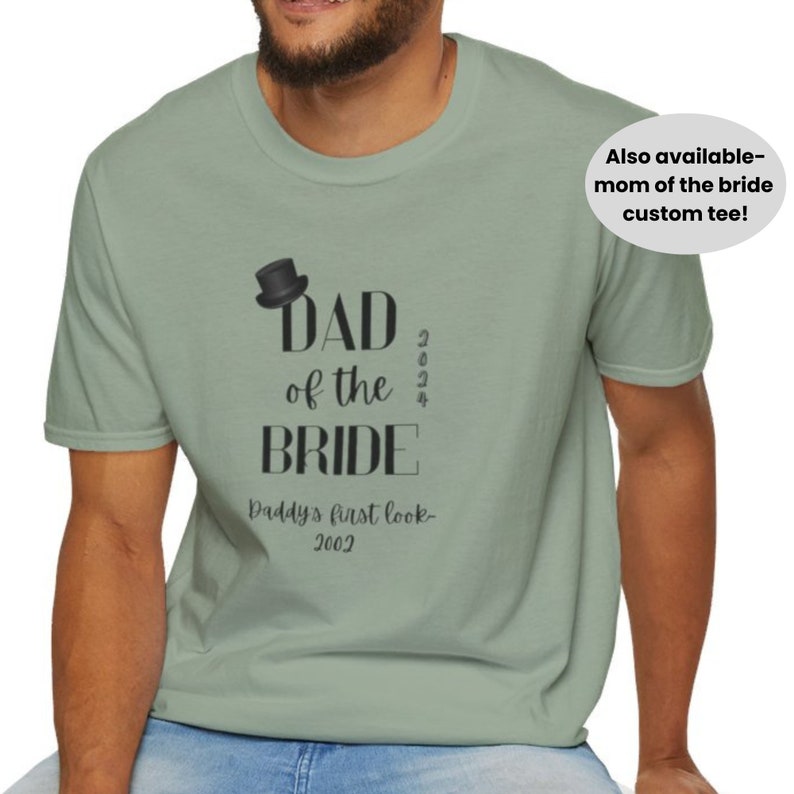 Dad of the Bride T-shirt Custom Father of the Bride Shirt Personalized ...