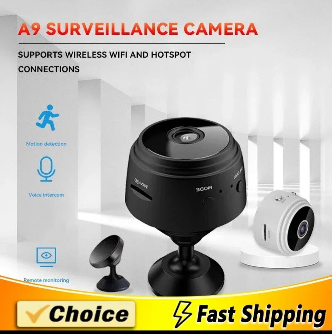 IP Wi-fi HD 1080p Mini Security Camera A9 Micro - Etsy