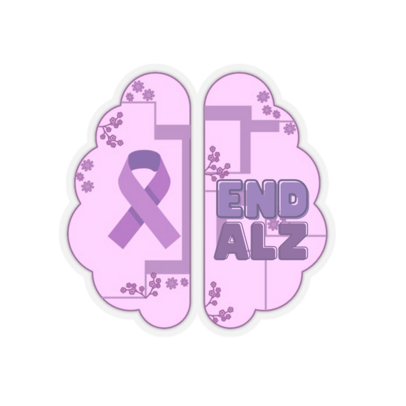 End ALZ Kiss-cut Sticker - Etsy