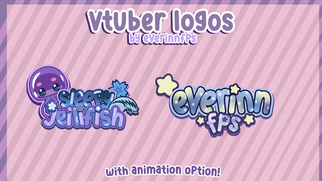 Vtuber Logo W/ Animation Options - Etsy