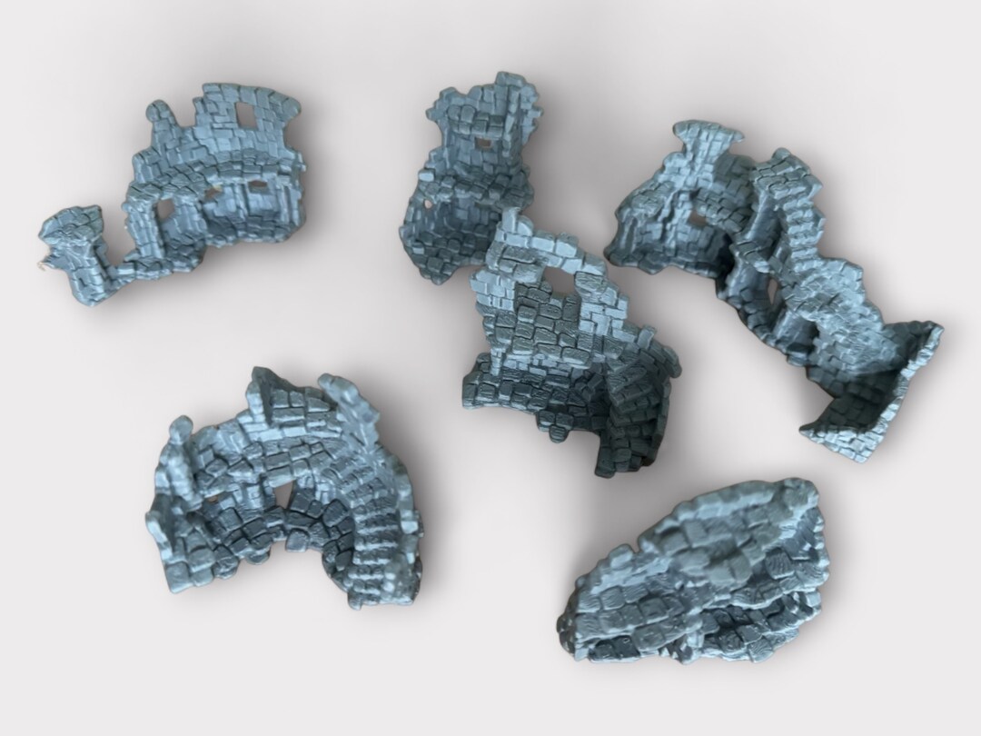Medieval Fantasy Scatter Terrain Hagglethorn Ancient Ruins for DND ...