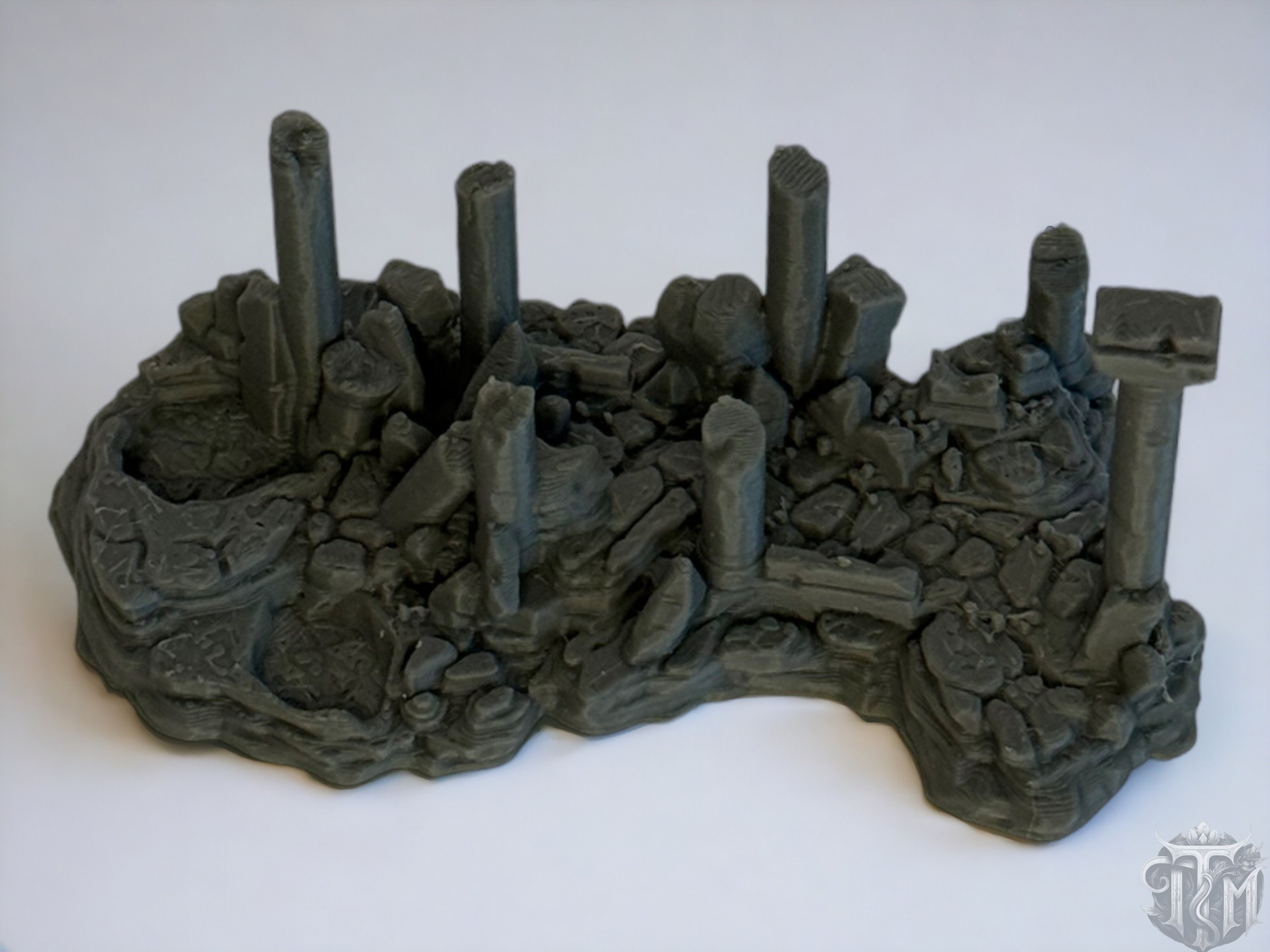 Ancient Ruins Scatter Terrain Set for DND, Roleplay, and Tabletop Games ...