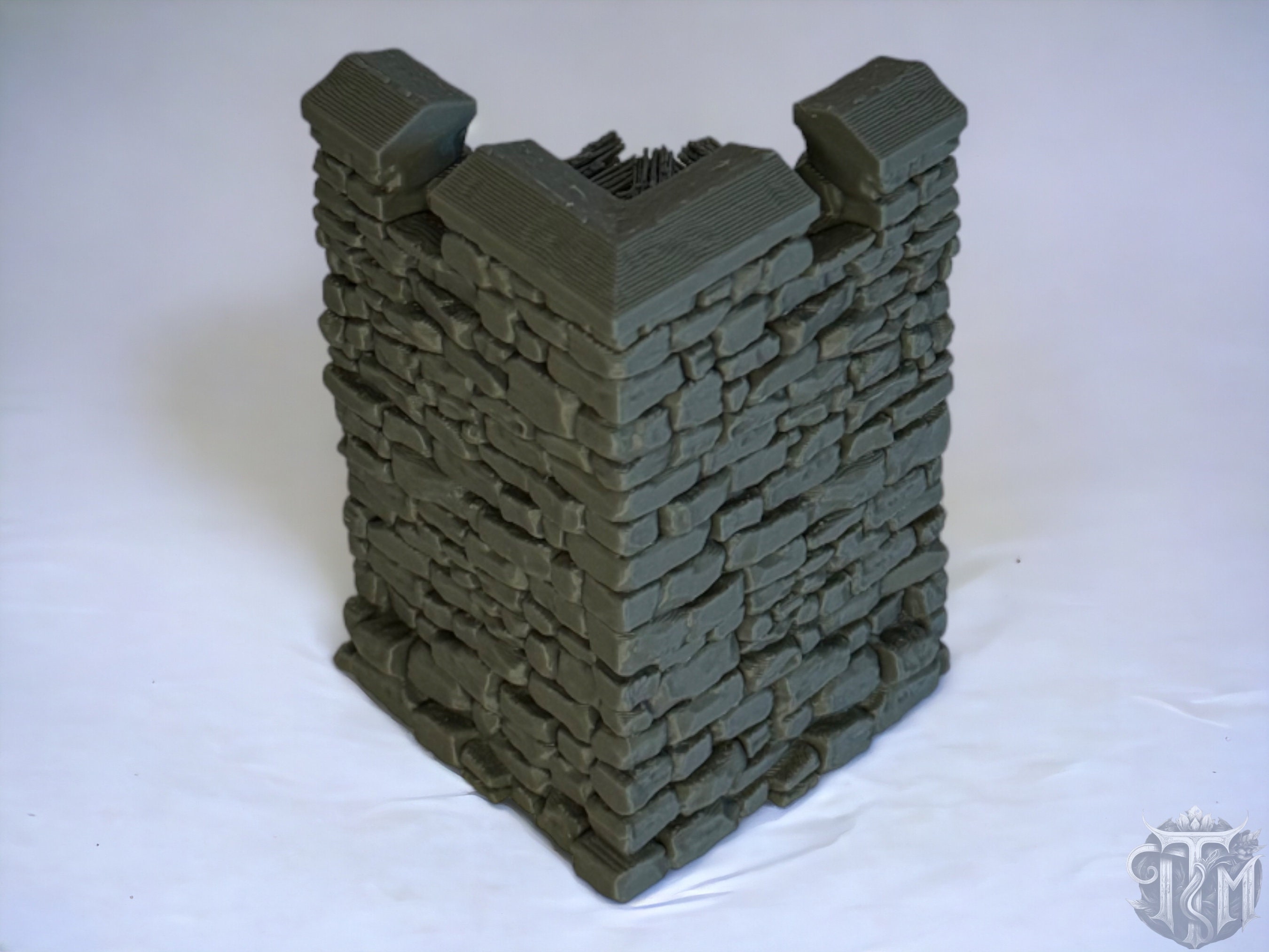 Medieval Stone Fort Walls, Terrain for DND and Tabletop Games, TTRPG ...