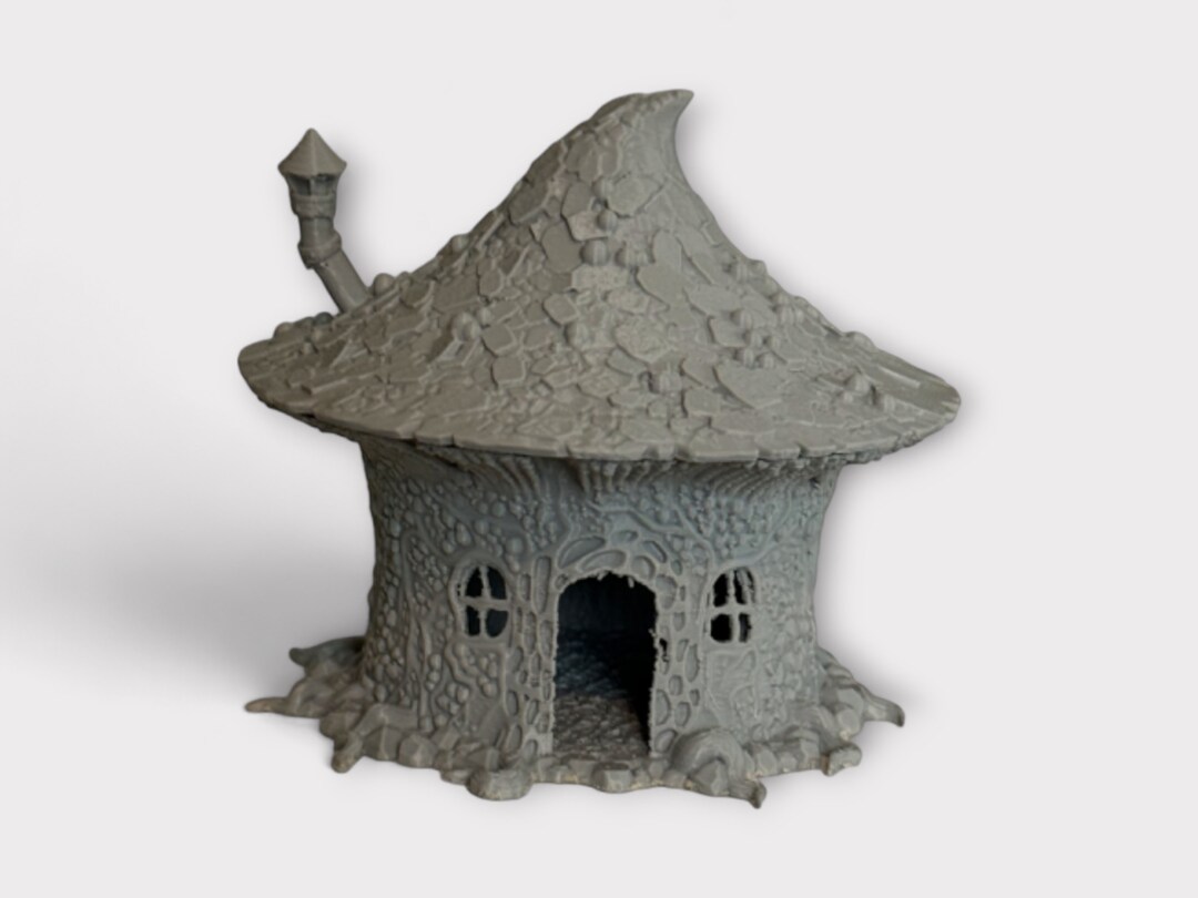 Goblin Mushroom Hovel Miniature, Tabletop Terrain Fantasy RPG Accessory ...
