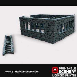 Medieval Stone Castle - Kings Quarters, Terrain for DND and Tabletop ...
