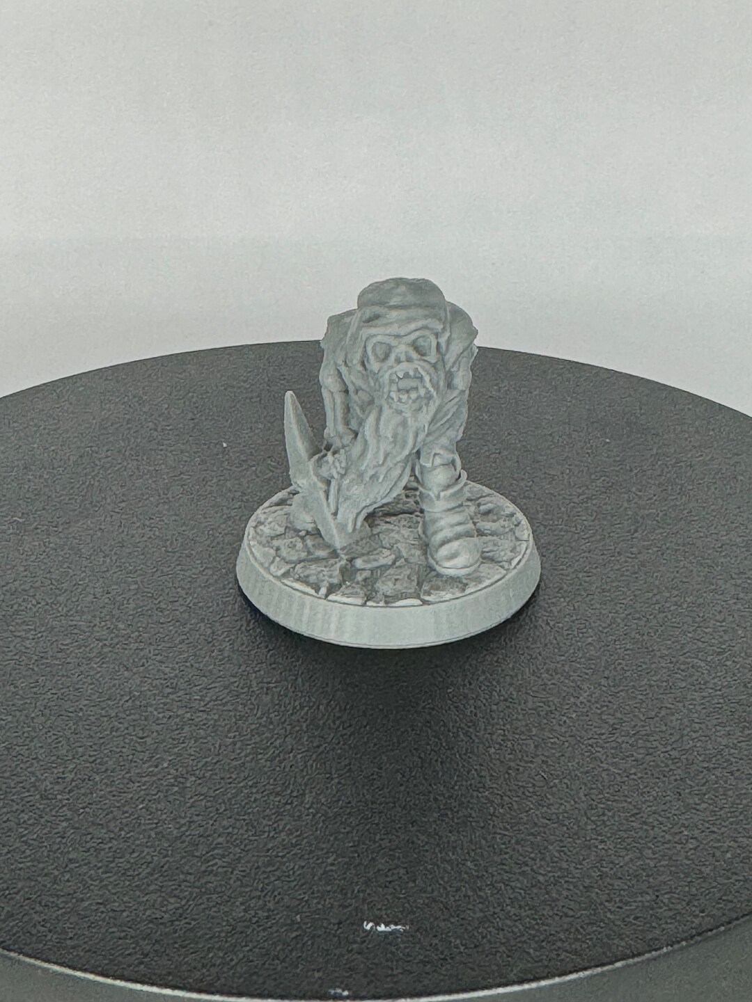 Miniature Skeleton Dwarf With Pickaxe for DND RPG Tabletop - Etsy