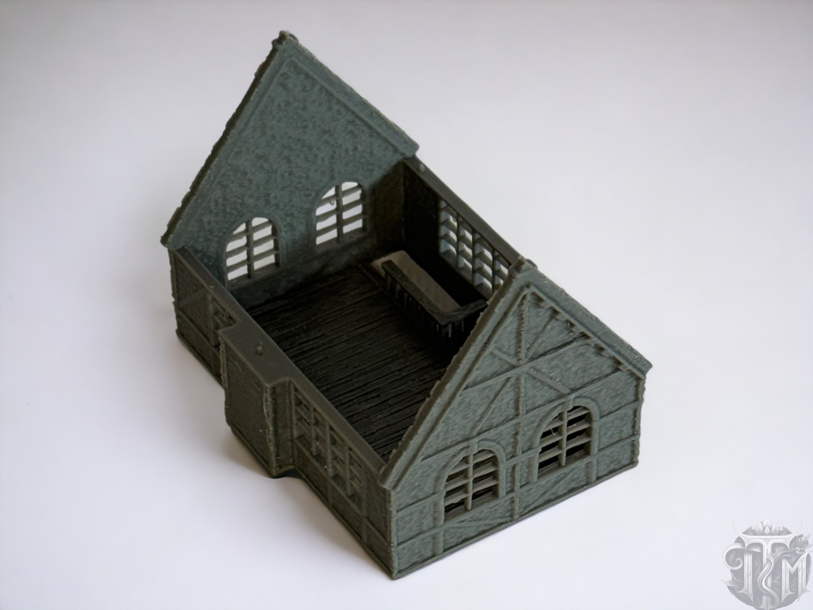 Medieval Stone Manor Wattle and Daub, Terrain for DND and Tabletop ...