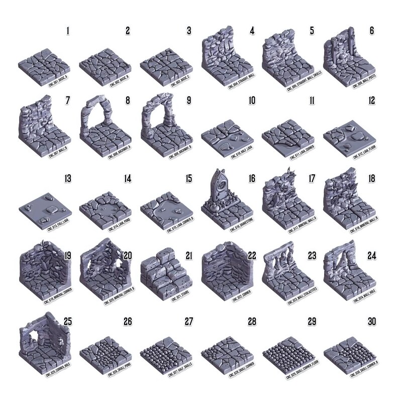 Create Your Own Modular Cave Terrain Set | 3D Printed Caverns & Dungeon ...