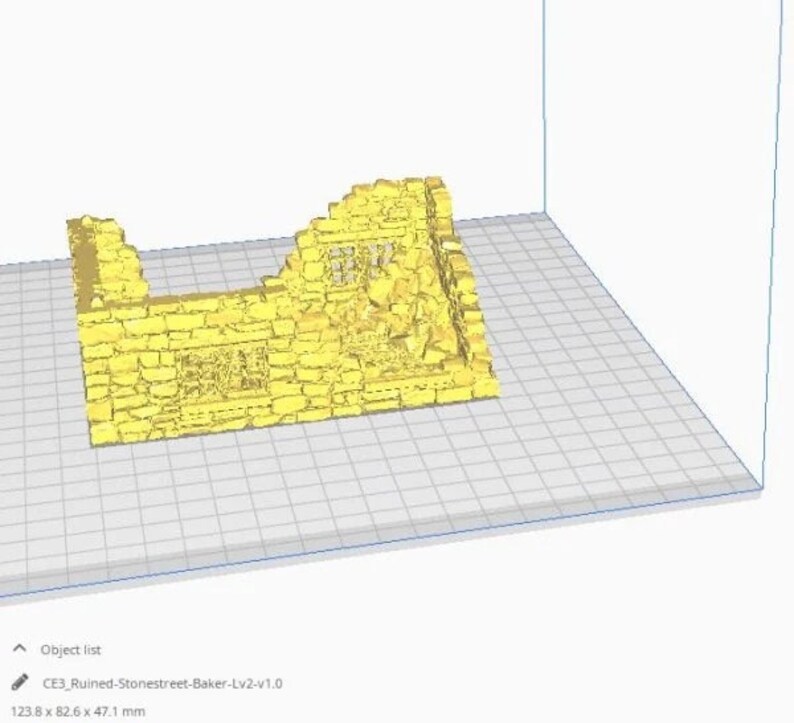 Ruined Medieval Stone Bakers House, Terrain for DND and Tabletop Games ...