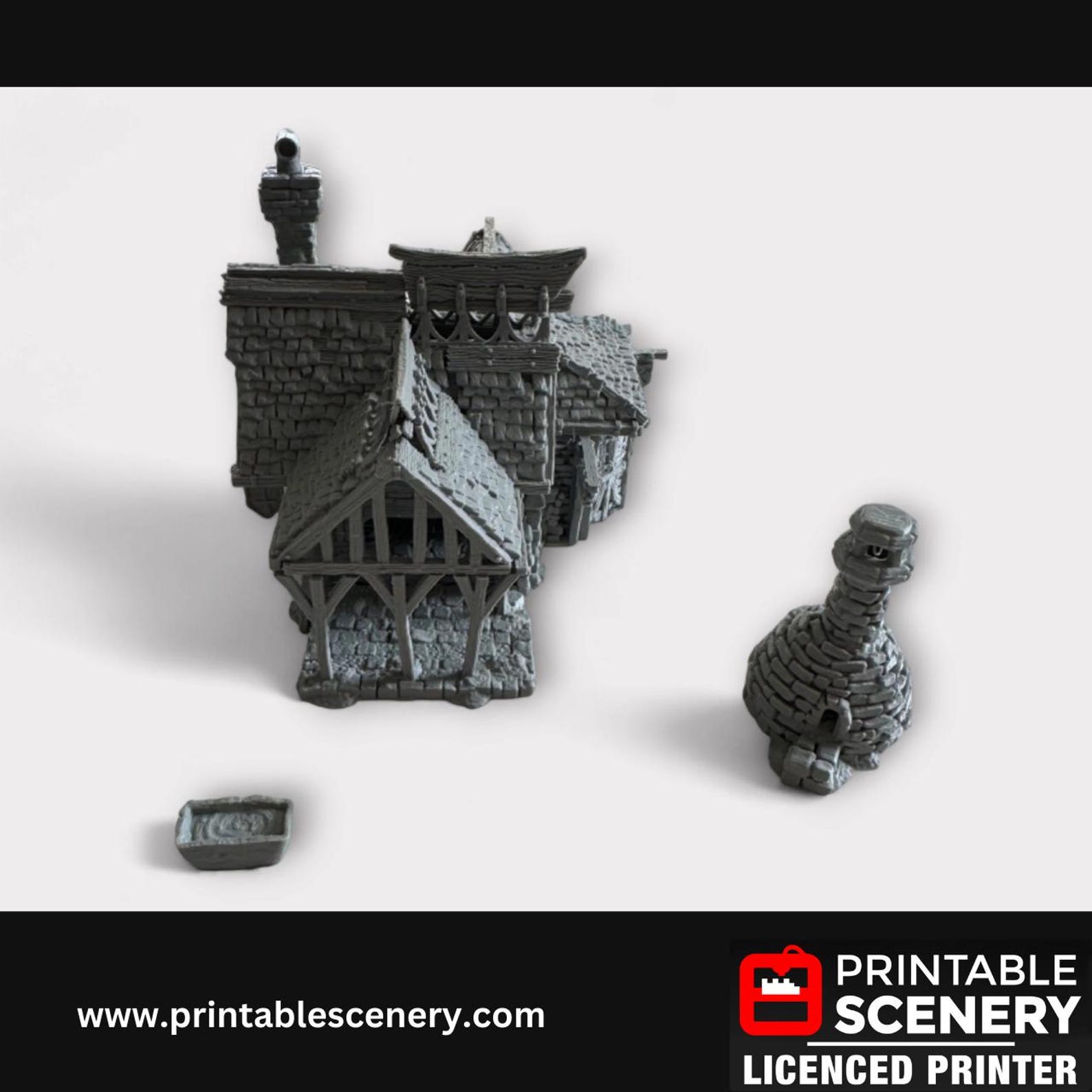 City Blacksmith Terrain Set, Tabletop Accessories, RPG Gift, Terrain ...