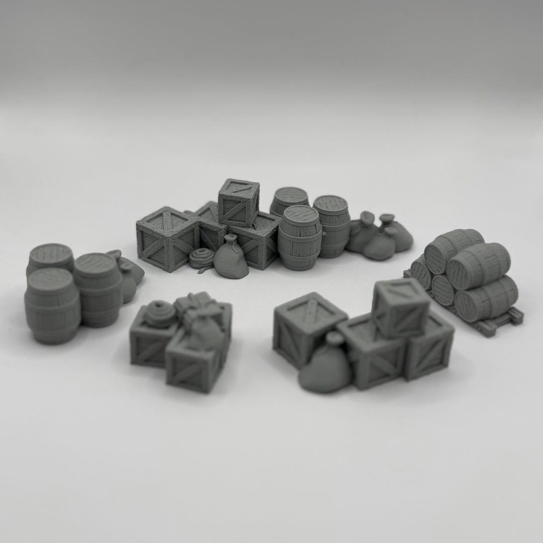 Dnd Miniature Terrain Cargo Piles for Dungeons, Dragons, Wargaming ...
