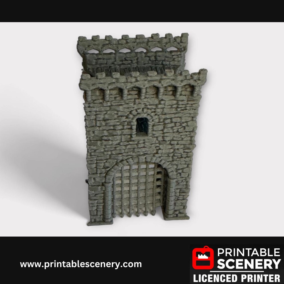 Castle Gate Terrain for Tabletop Gaming, DND Castle Decor, Fantasy RPG ...