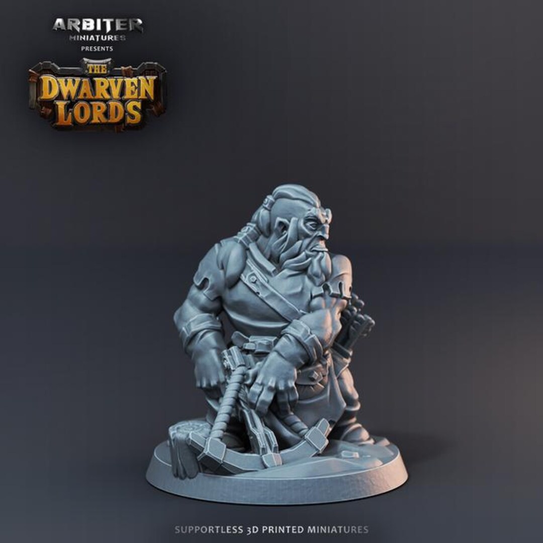 Male Archer Dwarf, Figure, Mini, Miniature, DND, Dungeon, Dragon ...