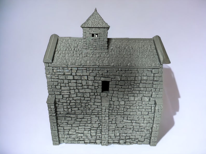 Medieval Stone Castle Norman Stone Keep, Terrain for DND and Tabletop ...