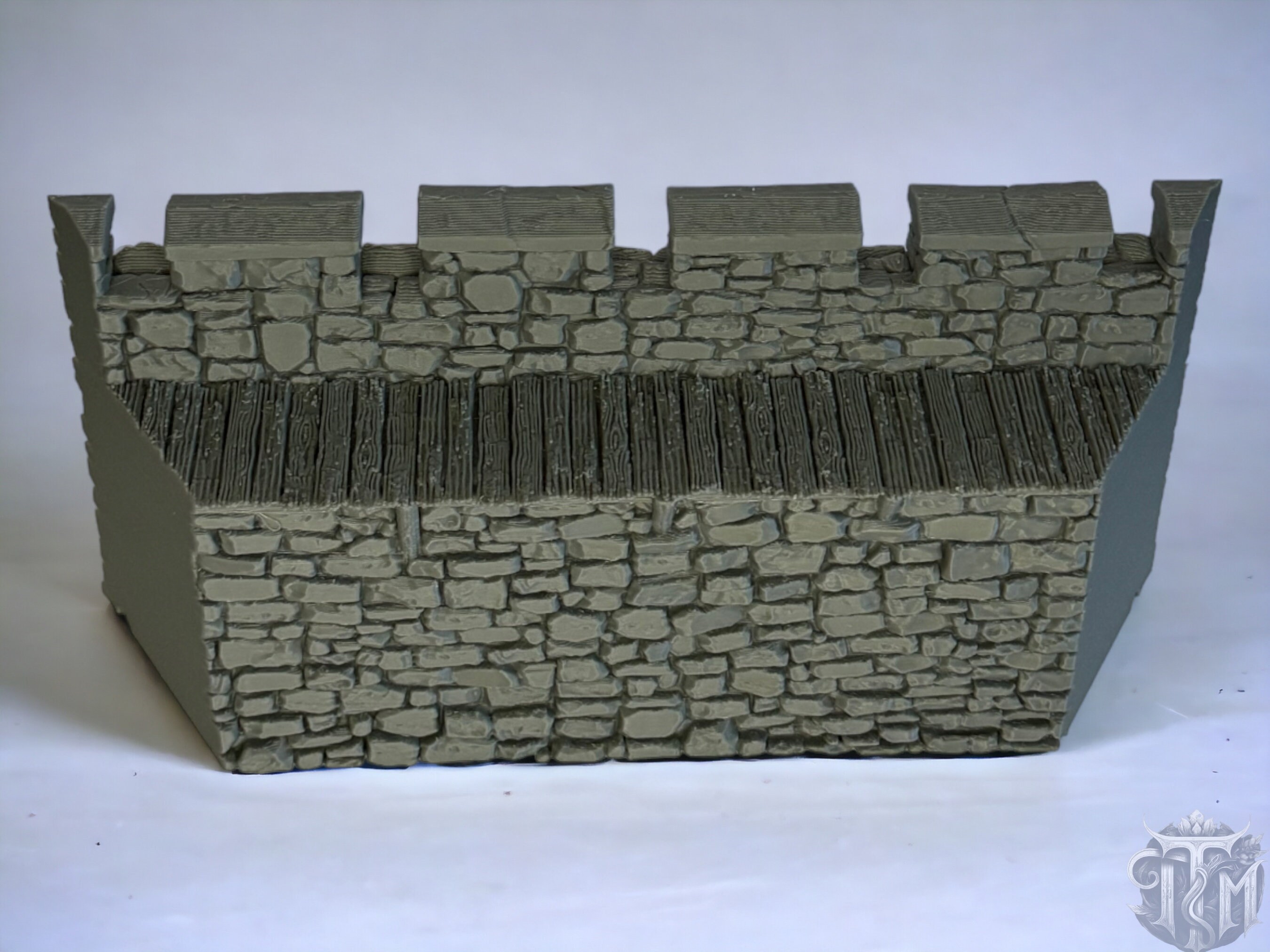 Medieval Stone Fort Walls, Terrain for DND and Tabletop Games, TTRPG ...