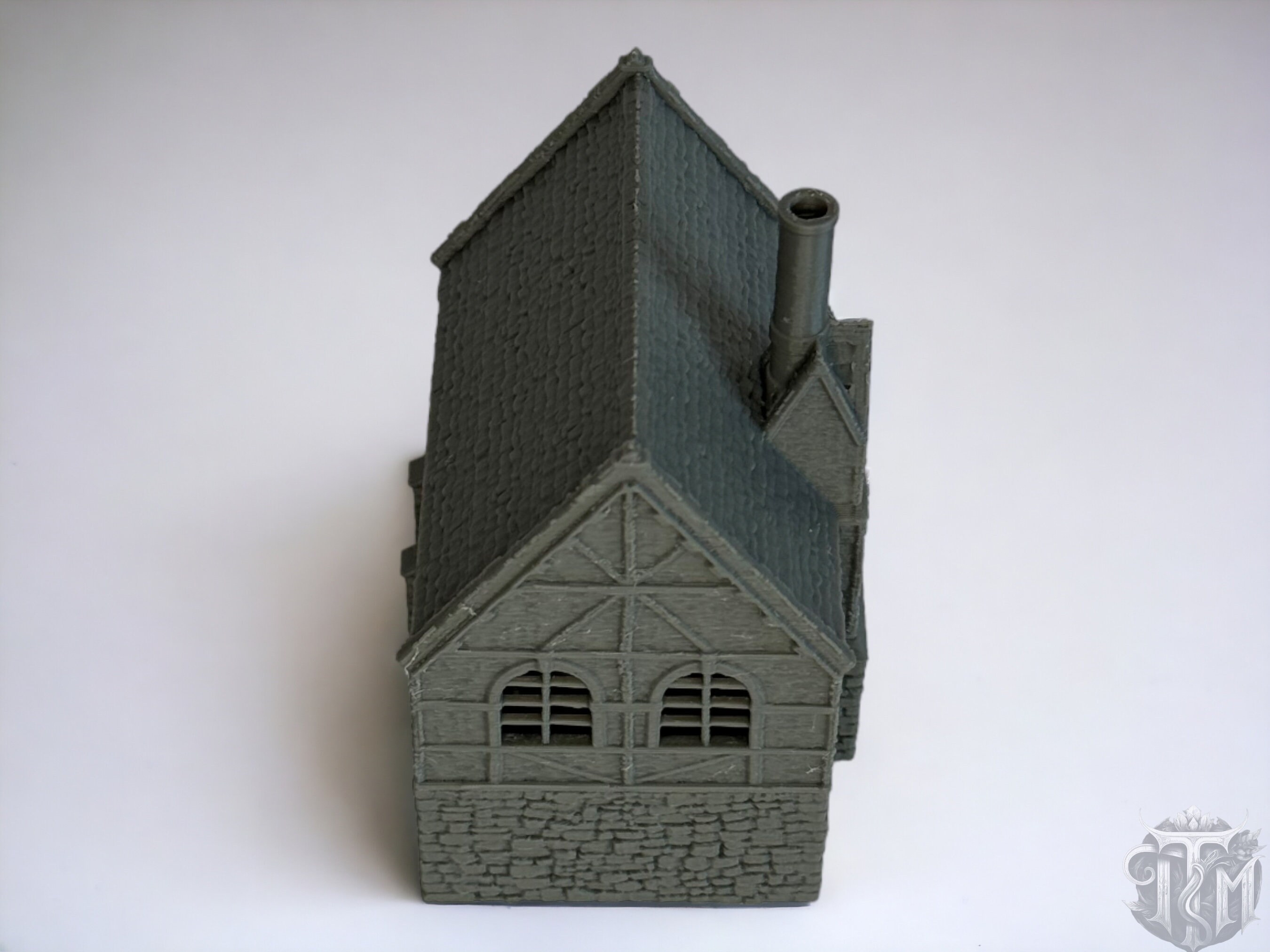 Medieval Stone Manor Wattle and Daub, Terrain for DND and Tabletop ...