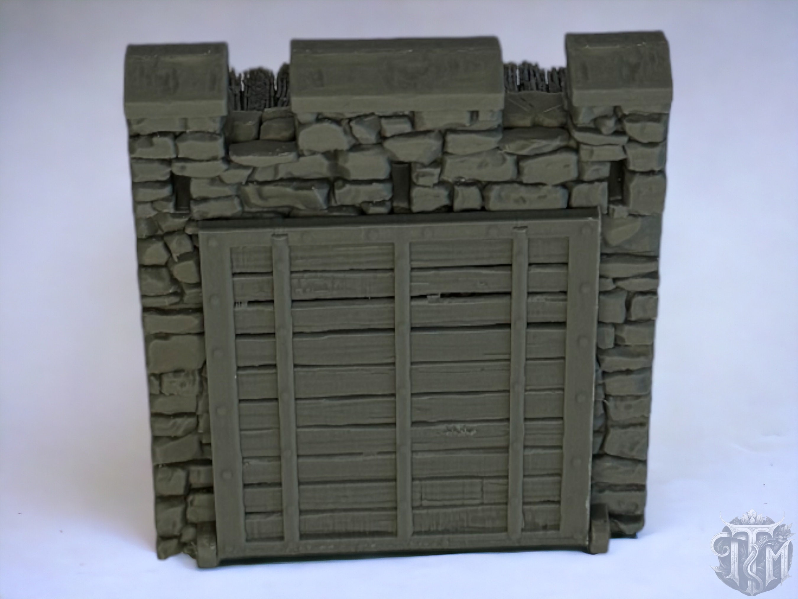 Medieval Stone Fort Walls, Terrain for DND and Tabletop Games, TTRPG ...