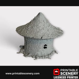 Goblin Mushroom Hovel Miniature, Tabletop Terrain Fantasy RPG Accessory ...