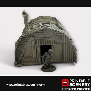 Apoctolyptic Metal Bunker - Terrain for DND and Tabletop Games, TTRPG ...