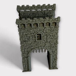 Castle Gate Terrain for Tabletop Gaming, DND Castle Decor, Fantasy RPG ...