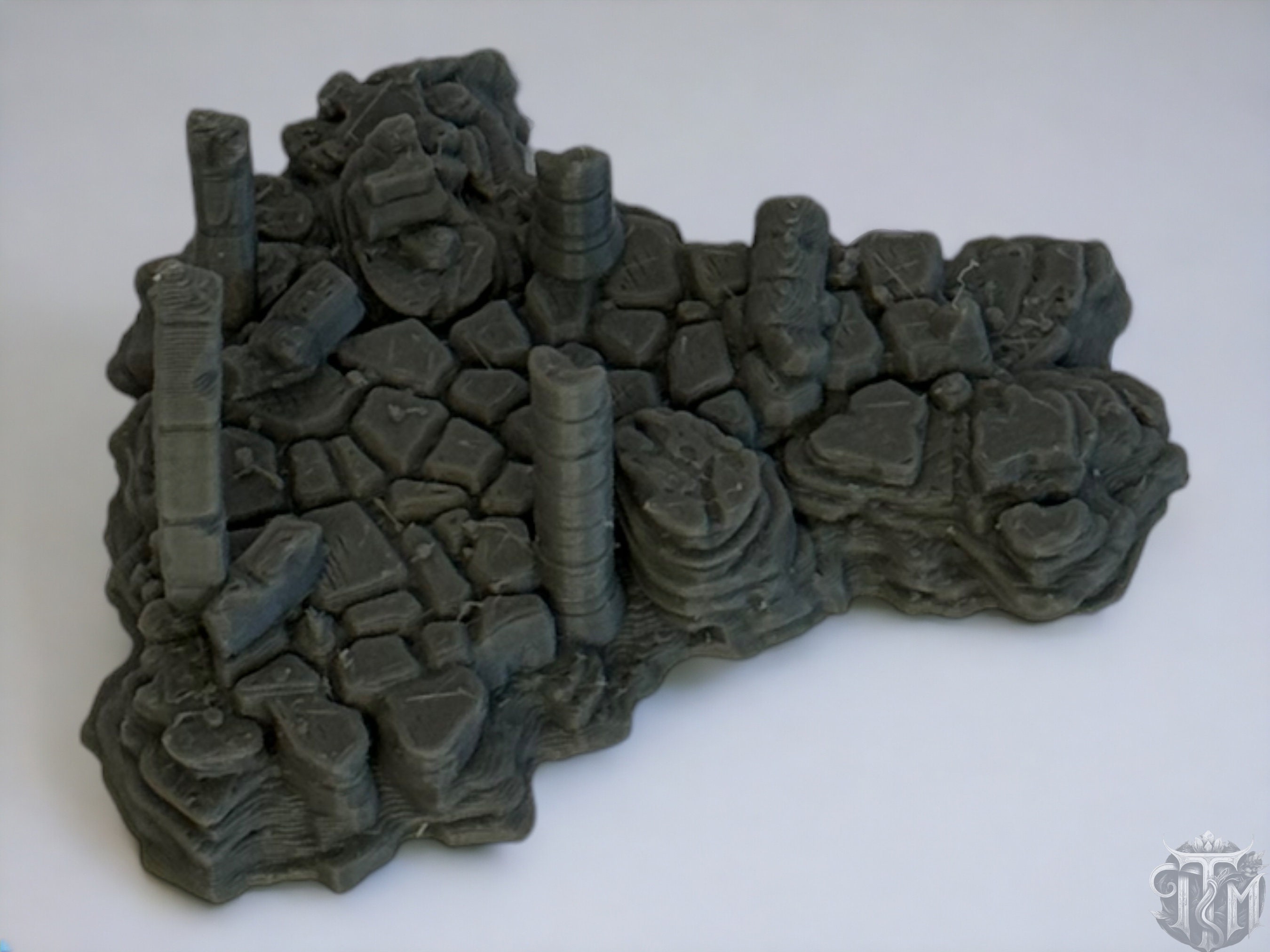 Ancient Ruins Scatter Terrain Set for DND, Roleplay, and Tabletop Games ...