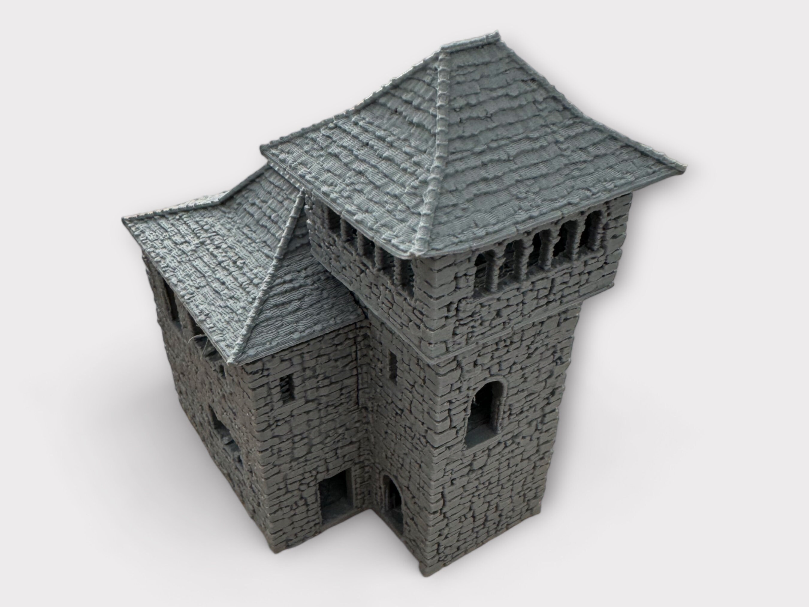 Medieval Stone Castle Kings Quarters, Terrain for DND and Tabletop Games, TTRPG, 28mm, 32mm ...