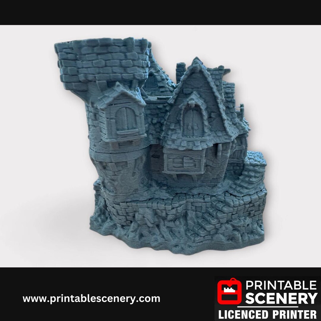 Medieval Fantasy Scatter Terrain - the Guildhall for DND Adventures ...
