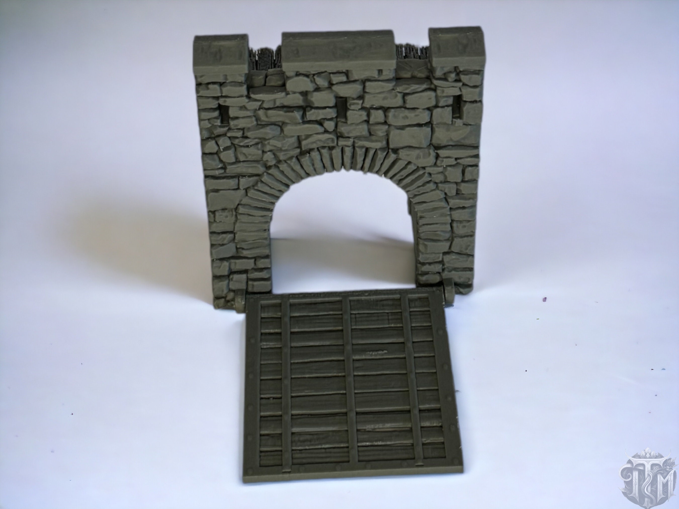 Medieval Stone Fort Walls, Terrain for DND and Tabletop Games, TTRPG ...