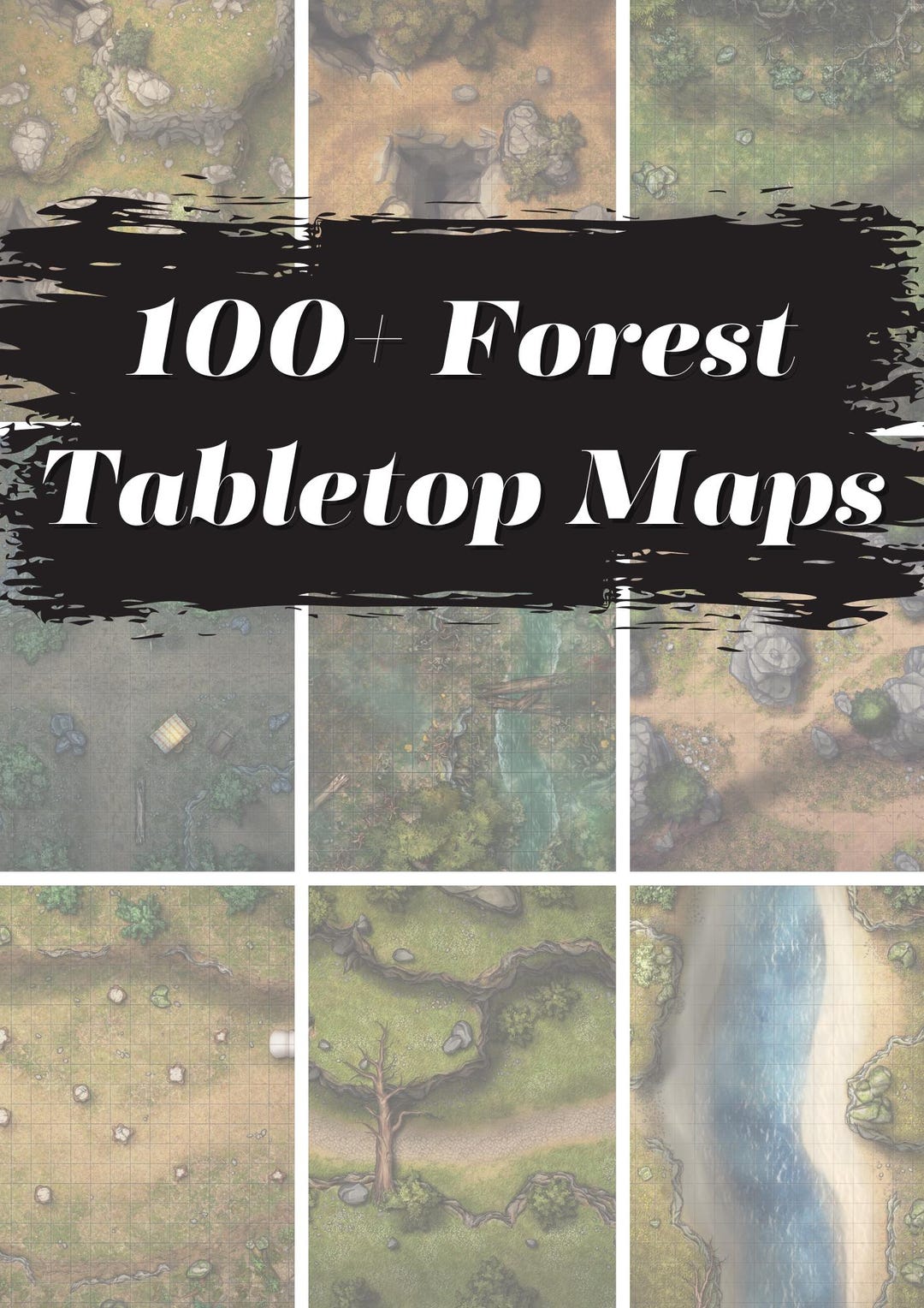 Forest Map Collection DND Battle Maps, Dungeons, Dragons, Tabletop ...
