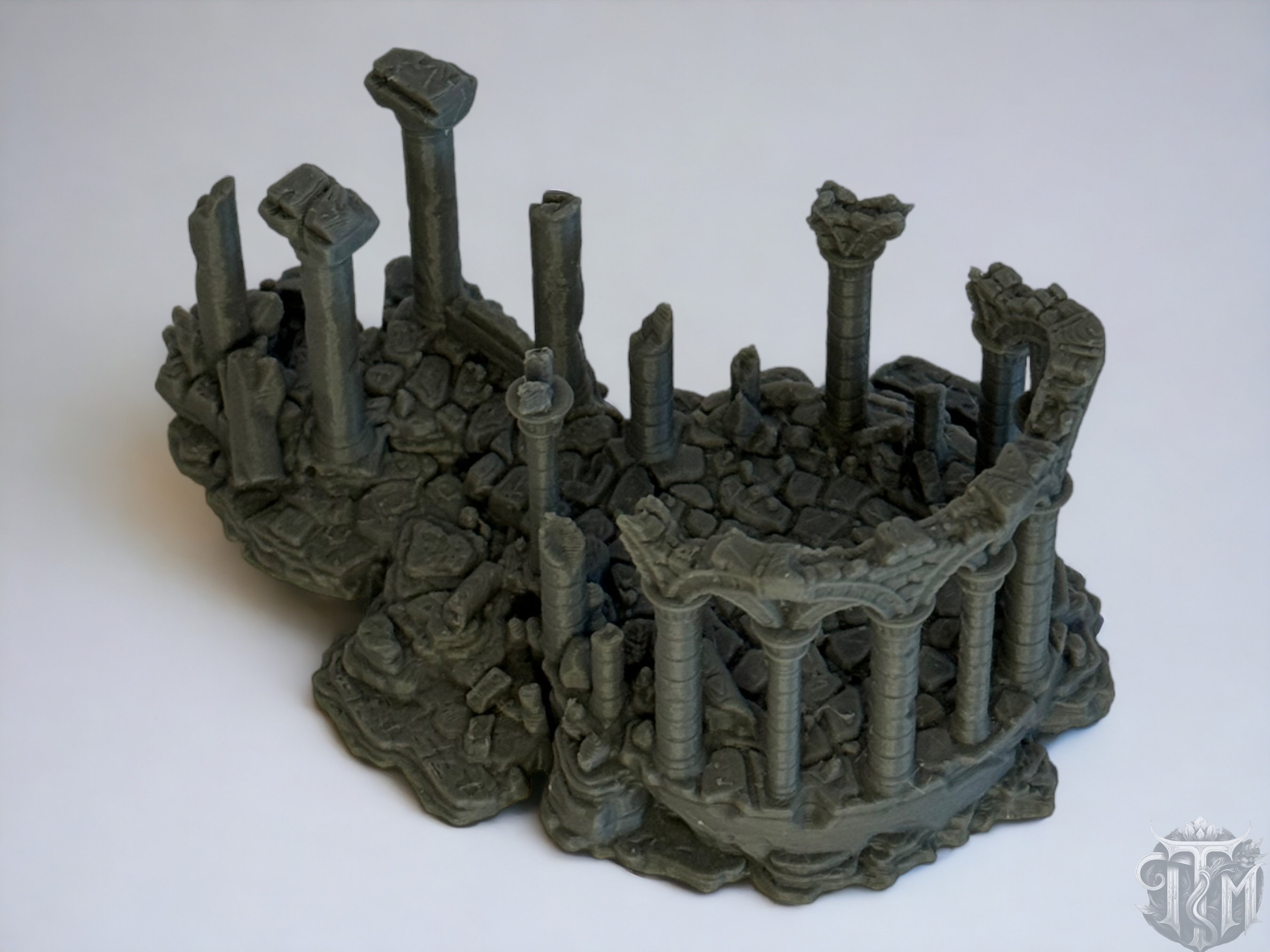 Ancient Ruins Scatter Terrain Set for DND, Roleplay, and Tabletop Games ...