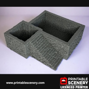 Medieval Stone Castle - Terrain for DND and Tabletop Games, TTRPG, 28mm ...