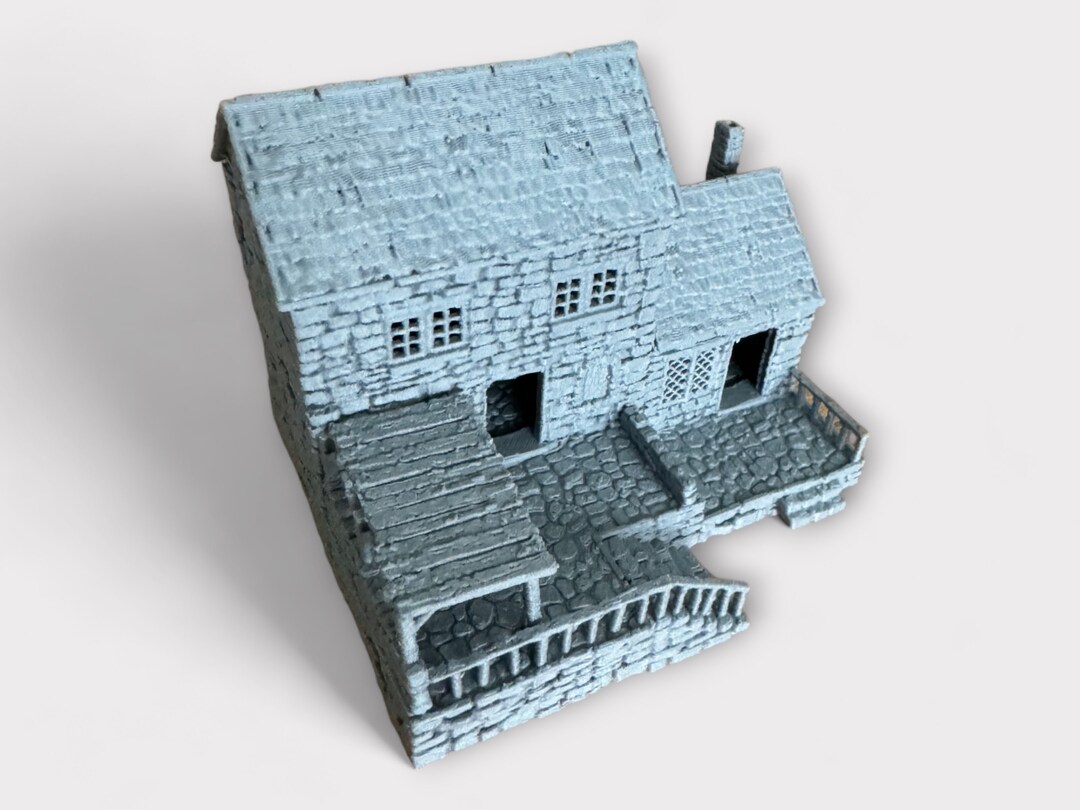 Medieval Stone Bakers House, Terrain for DND and Tabletop Games, TTRPG ...