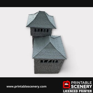 Medieval Stone Castle - Kings Quarters, Terrain for DND and Tabletop ...