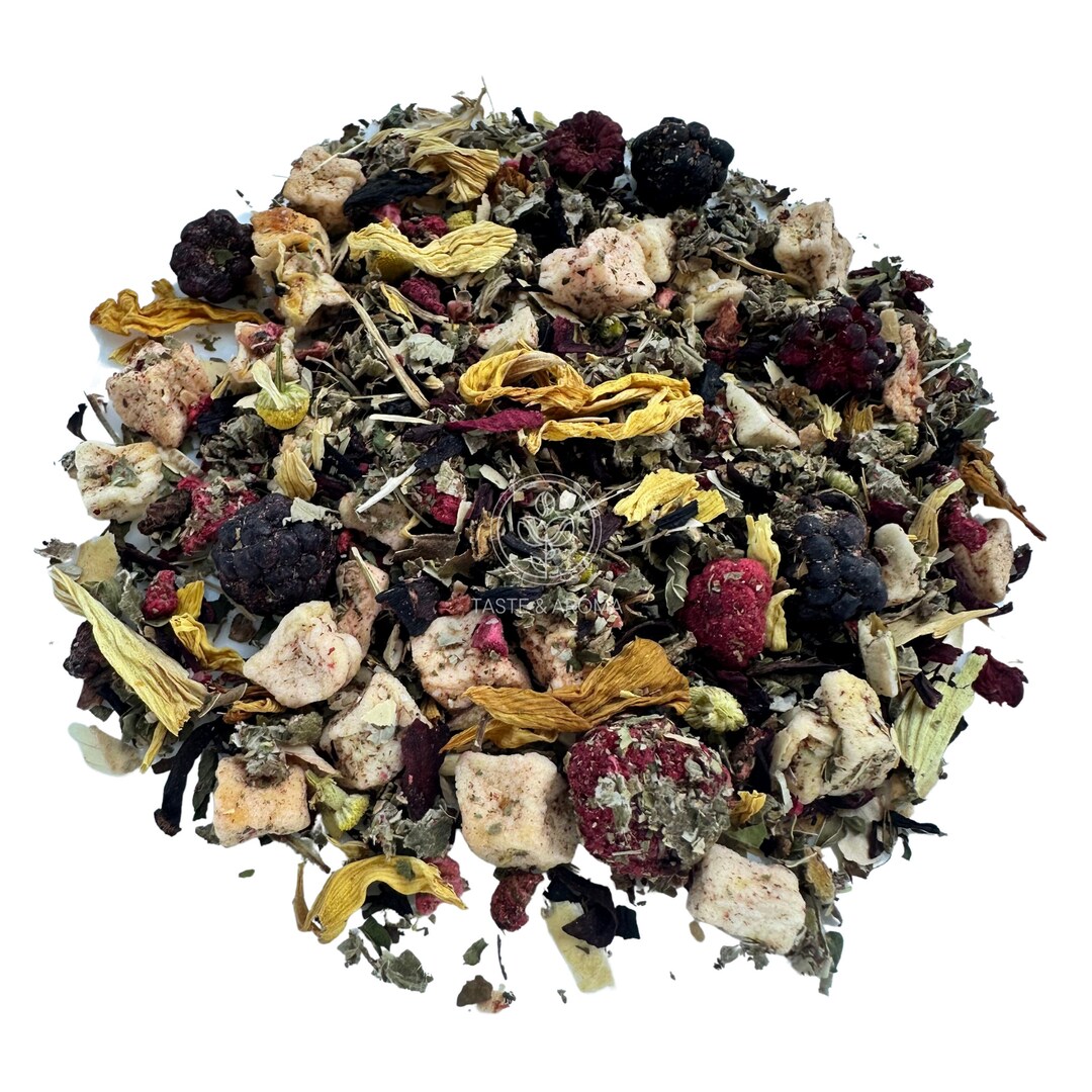 MINTY BERRY BLISS Herbal Tea Loose Leaf Caffeine Free Tea Calming Tea ...