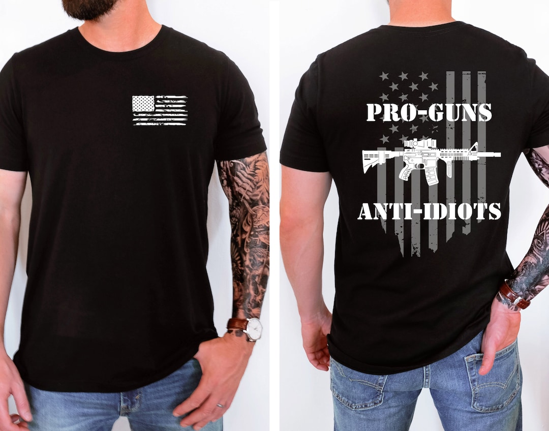 Pro Gun Patriotic Shirt, 2nd Amendment Rights, Military Clothing ...