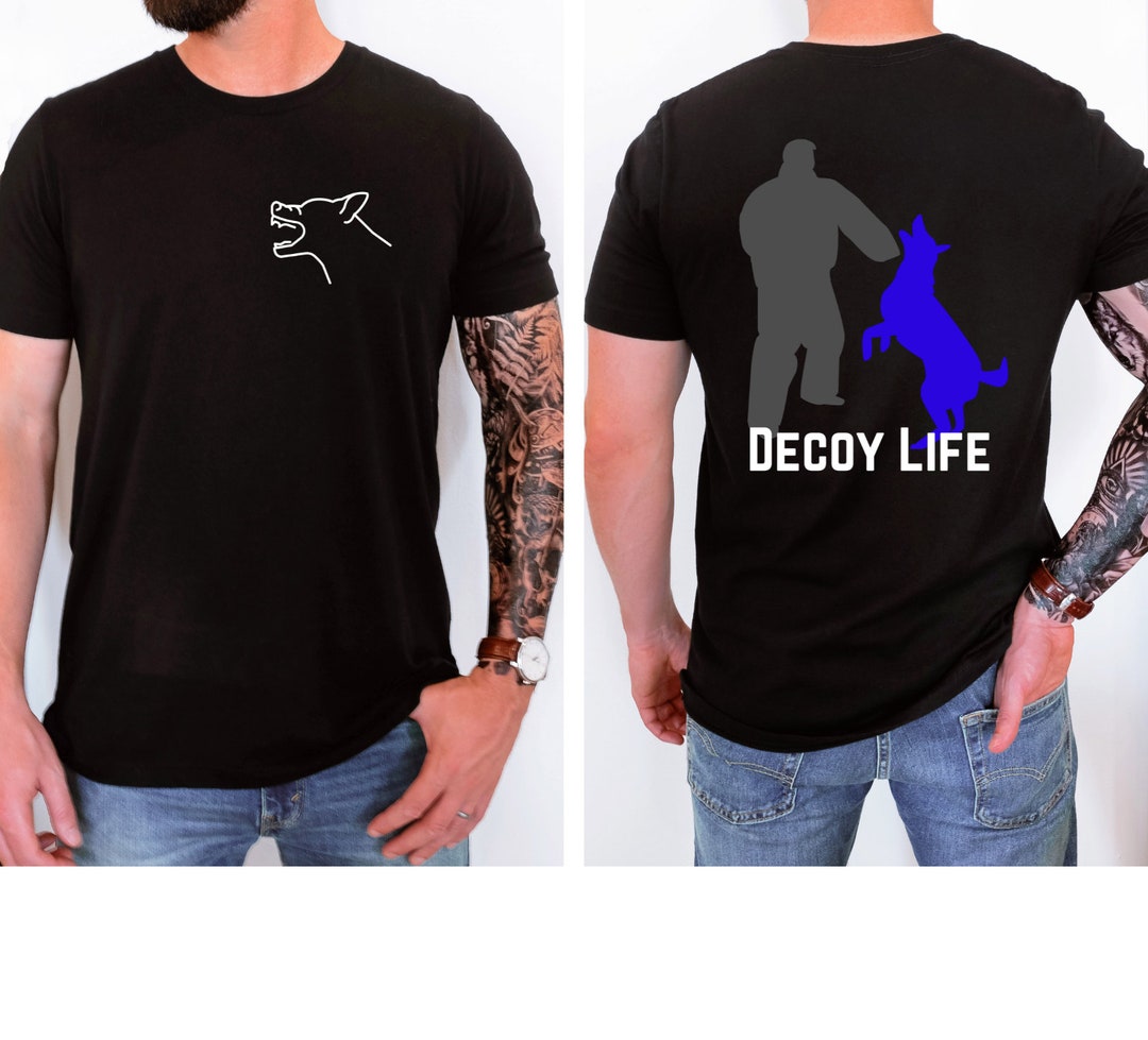 Working Dog Decoy T-shirt, Military Dog Training Design, Life of A Bite ...