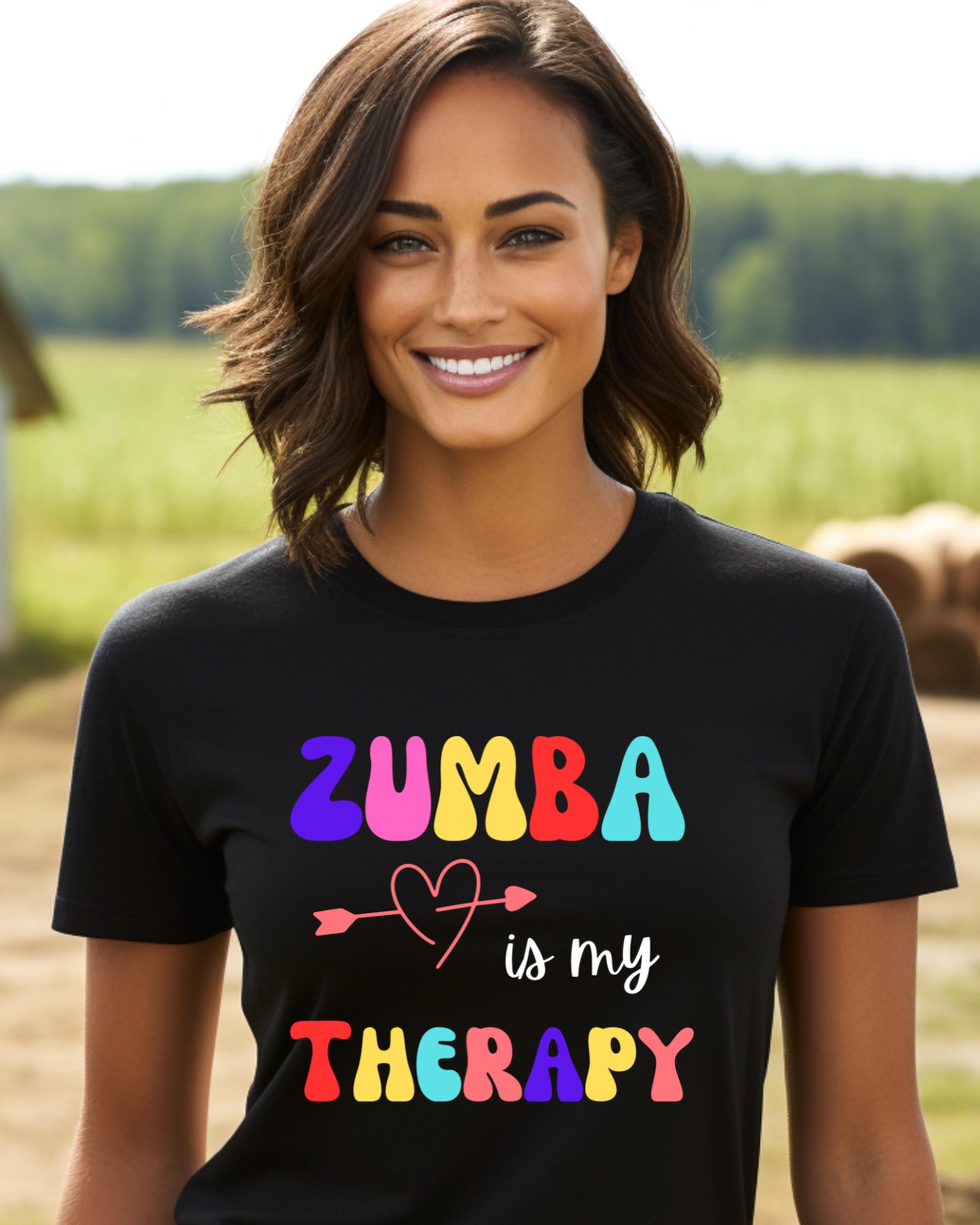 Zumba is My Therapy | Dance Lover T-shirt | Workout Clothing | Gift for ...