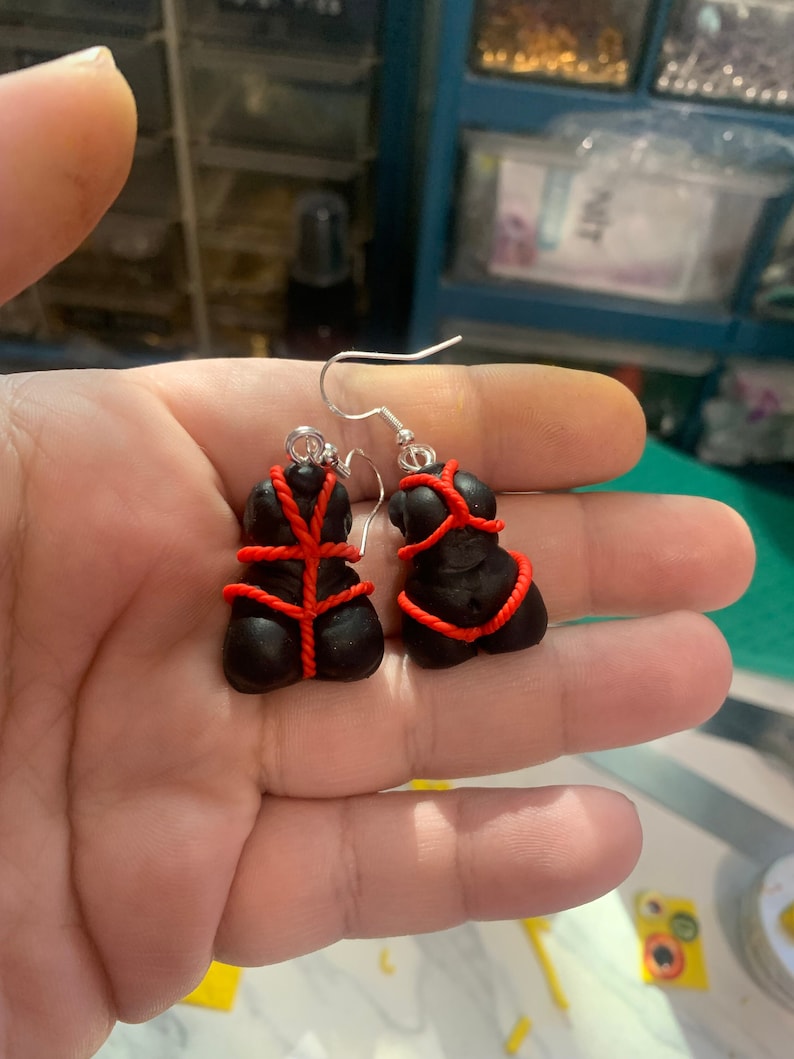 Custom Body Shibari Earrings - Etsy