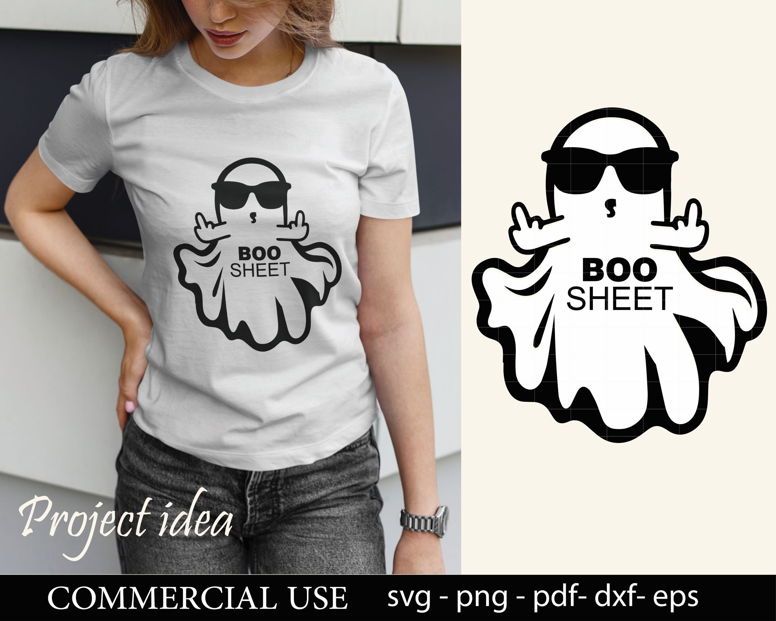 Ghost Middle Finger Svg Bundle Ghost Svg Png Halloween Svg - Etsy
