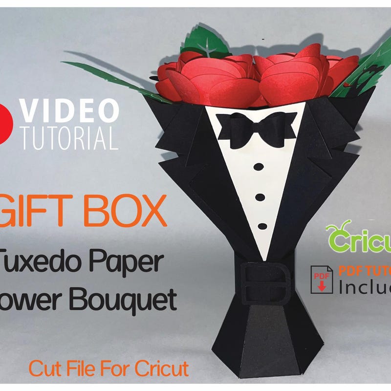 Tuxedo Card Box - Etsy