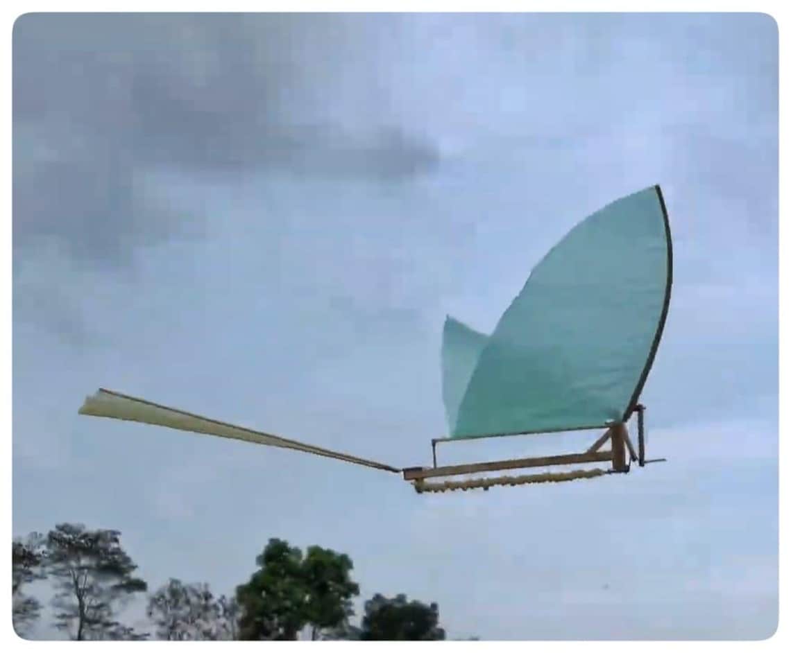 Rubber Powered Ornithopter, Flying Ornithopter, Ornithopter Desing Diy ...