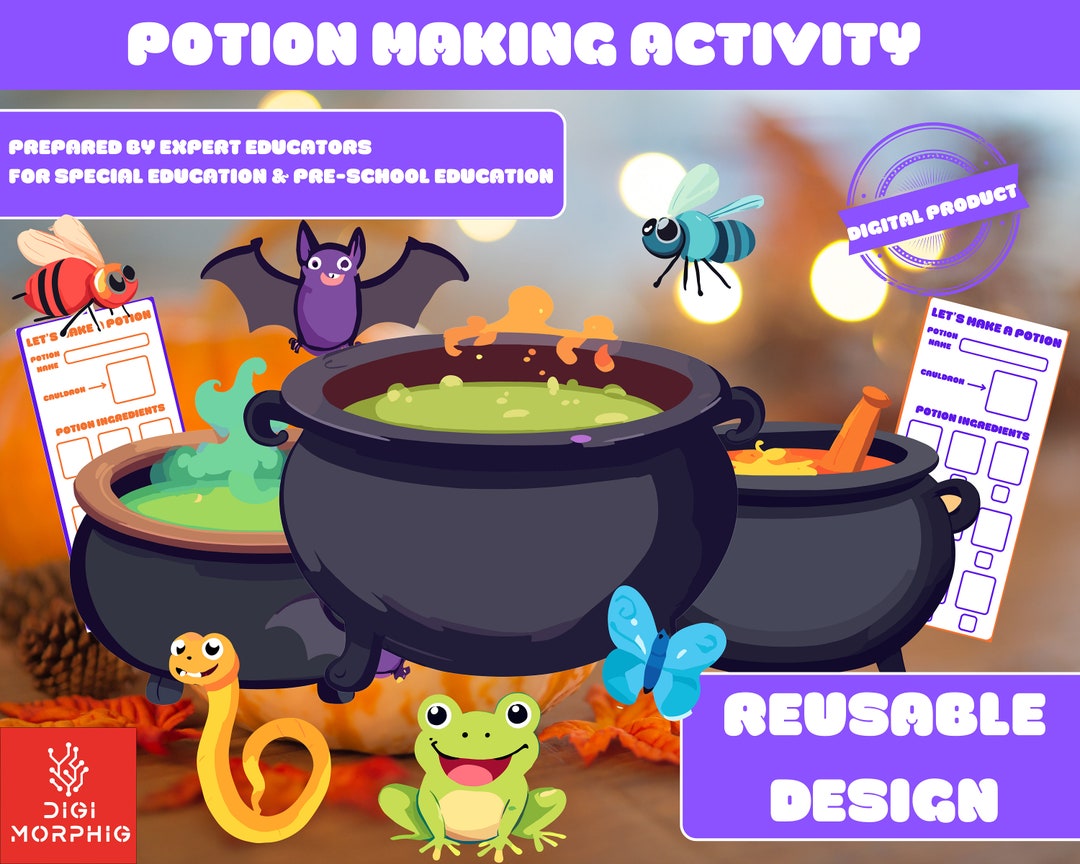 Potion Making Activity for Pre-school Education Special - Etsy Australia
