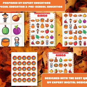 Thanksgiving Bingo | Special Education, Preschool, Homeschool ...