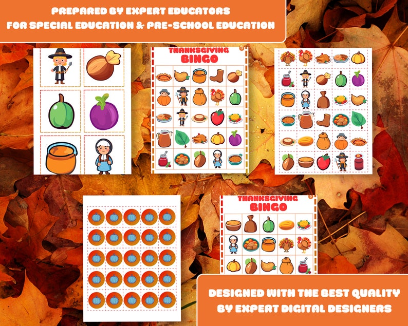 Thanksgiving Bingo | Special Education, Preschool, Homeschool ...
