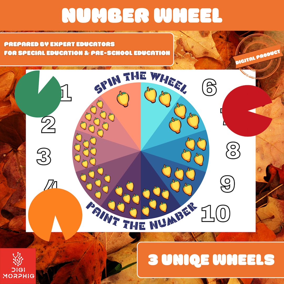 Number Wheel | Special Education, Preschool, Homeschool, Kindergarten ...