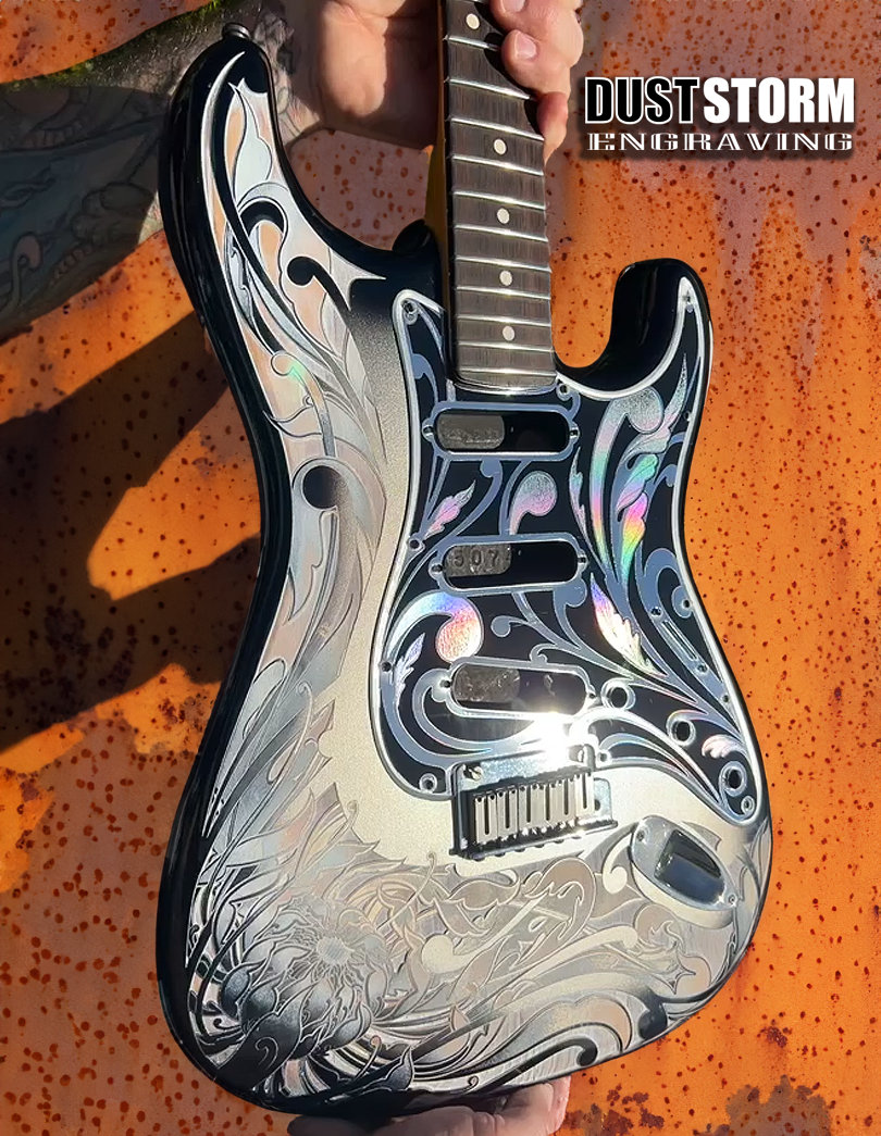 Guitar Body Laser Engraving Services - Etsy