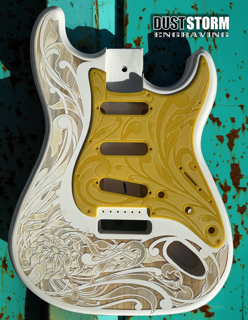 Guitar Body Laser Engraving Services - Etsy